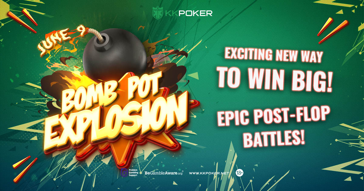 BOMB POT! A NEW WAY TO WIN BIG AT KKPOKER!